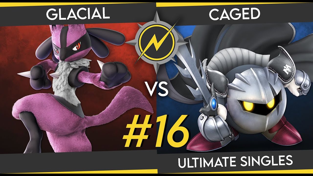 Thunderstrike #16 - Glacial (Lucario, Rob) vs Caged (Meta Knight, Dark Pit, Sora) - YouTube