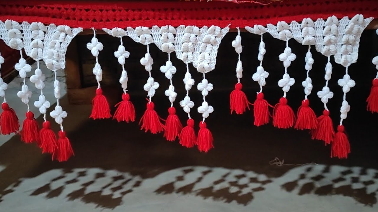 How to make crochet pattern for beginners ll new crochet toran design # ...