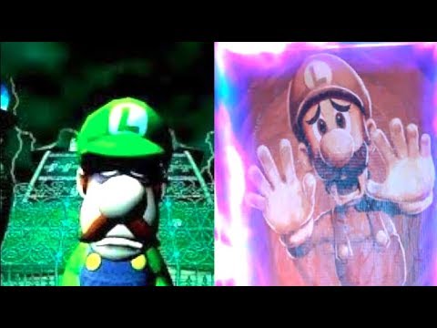 Creepy Game Over Screen Luigi's Mansion 1 Vs Luigi's Mansion 3 - YouTube