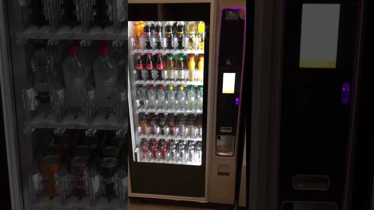 Vending Machines Manchester Bevmax 4 Media Touch Vending Machine - YouTube