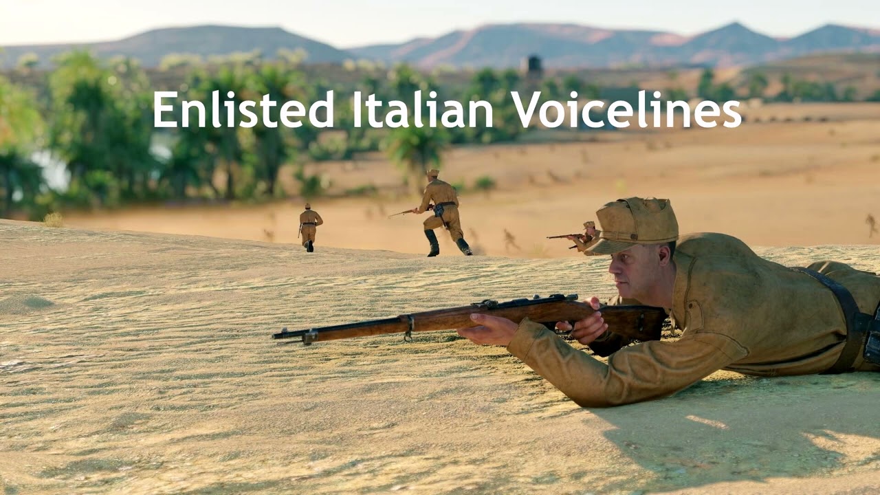 Enlisted Italian Voicelines - YouTube