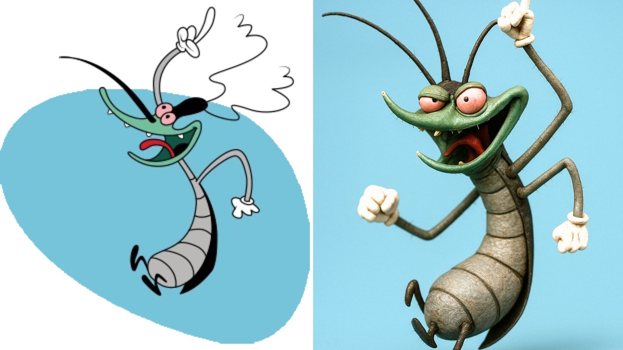 🐱 OGGY AND THE COCKROACHES CHARACTERS IN REAL LIFE 2025 🪳 - YouTube