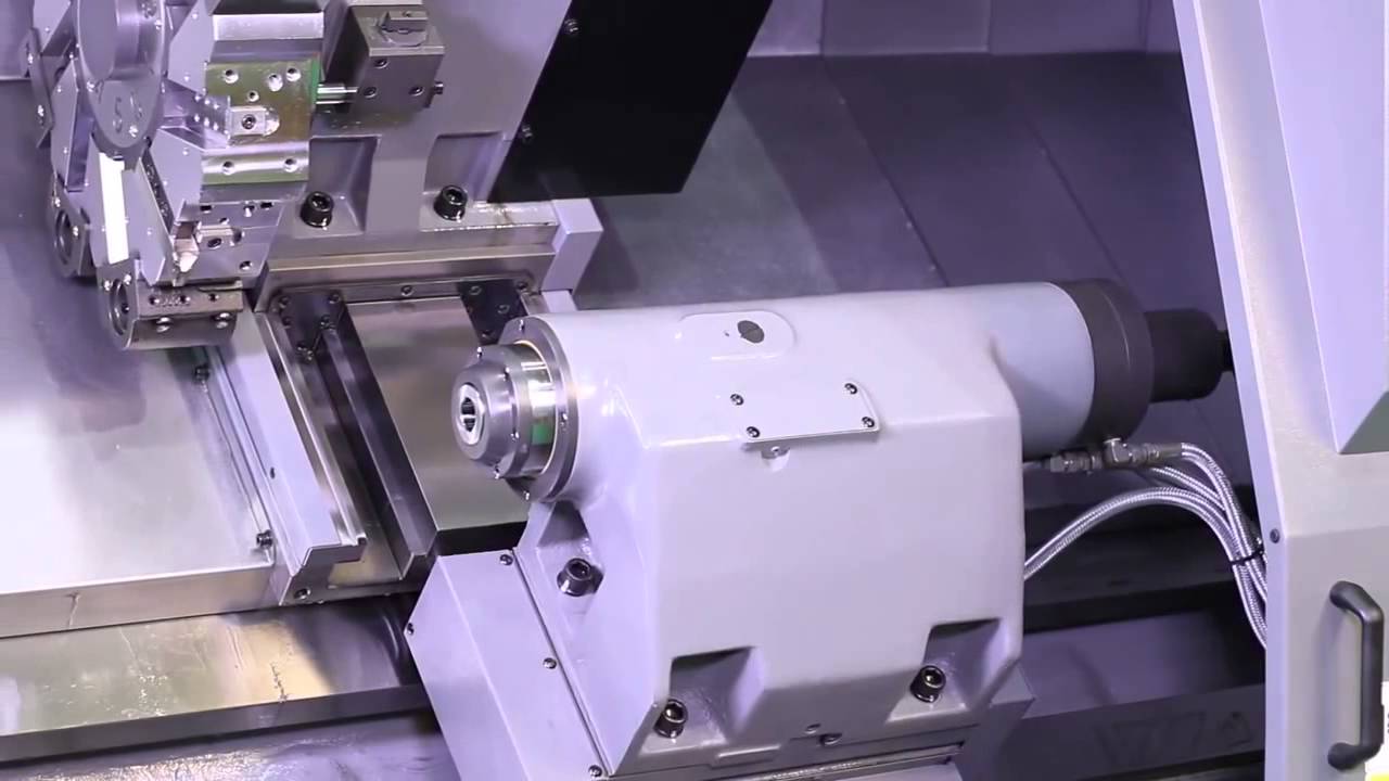 Samsung SL 35 CNC Lathe Overview - YouTube