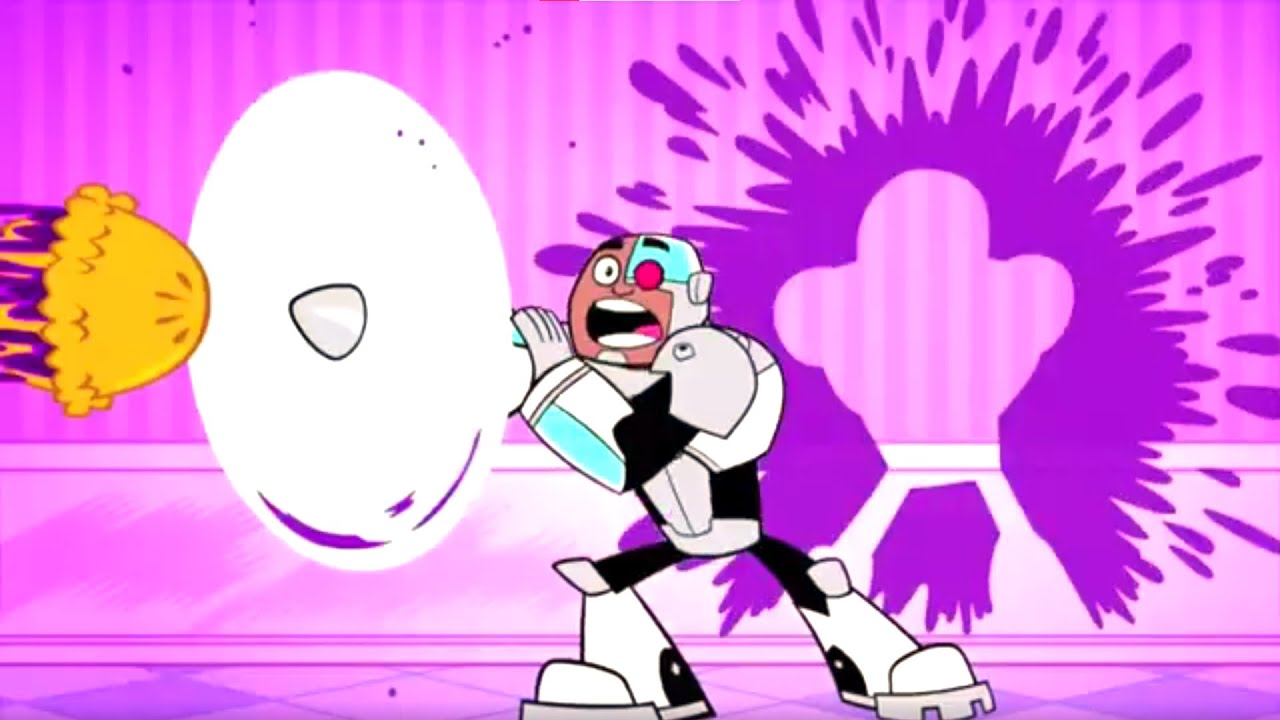 Cyborg VS Beast Boy - Pie fight - Teen Titans GO! - YouTube