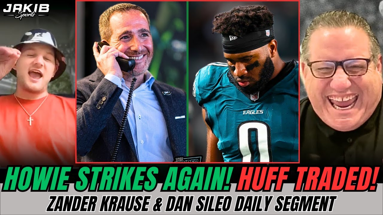 Zander Krause is FIRED UP After Eagles Trade Bryce Huff! Another Howie ...