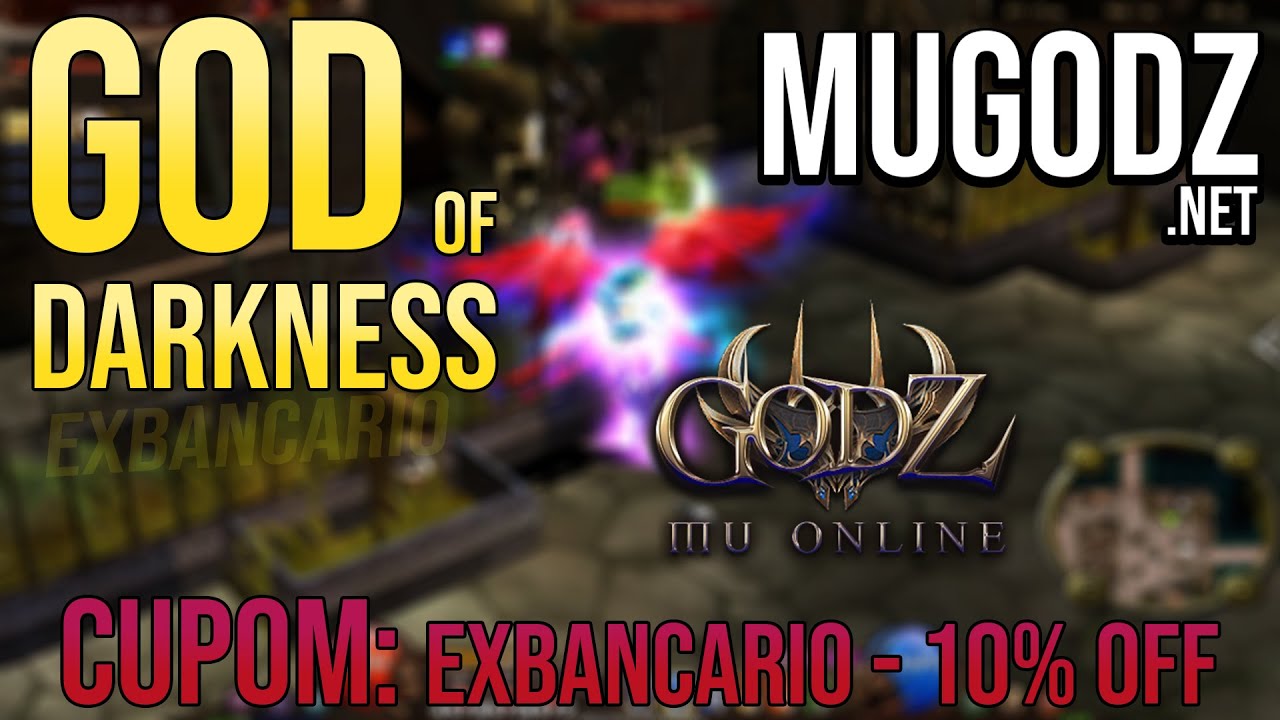 [MUGODZ] - BOSS GOD OF DARKNESS! cupom: exbancario 10% OFF!!!! Mu ...