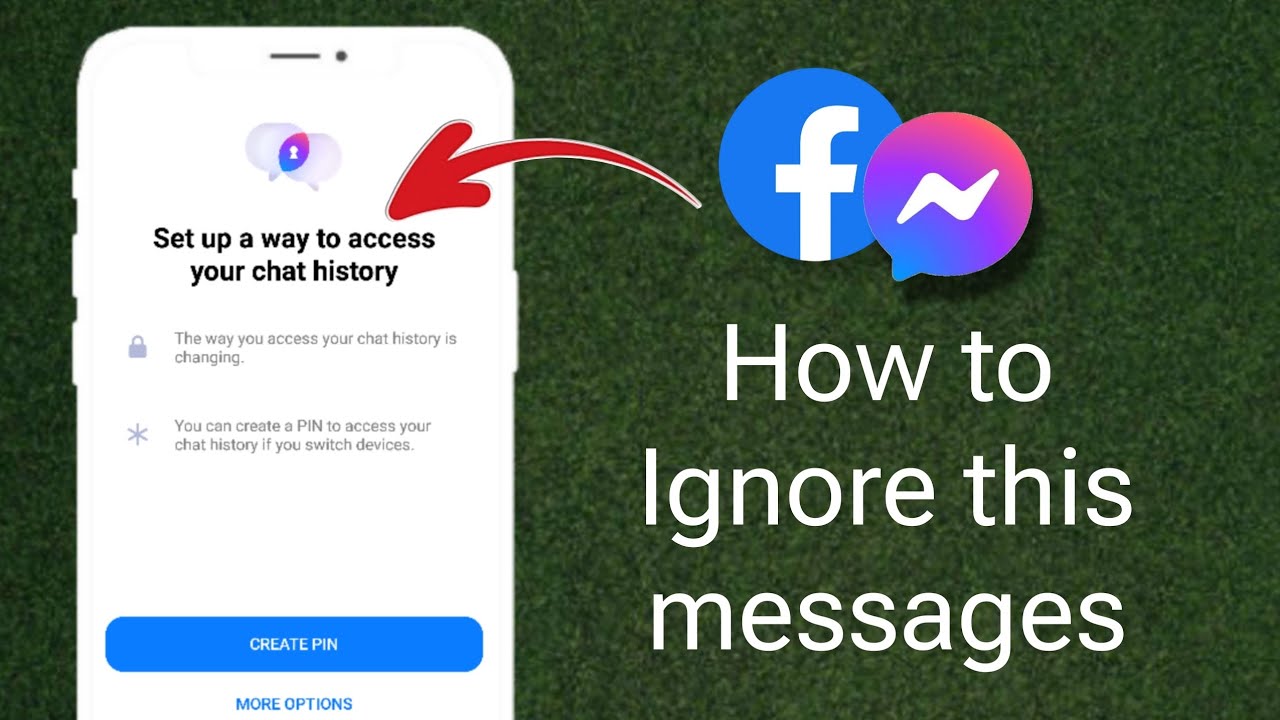 Messenger wants to create PIN. How to ignore this message | Set up a ...