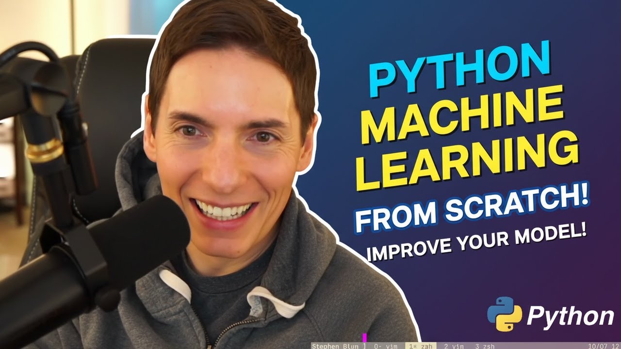 Python Machine Learning From Scratch Improving Our Model - YouTube