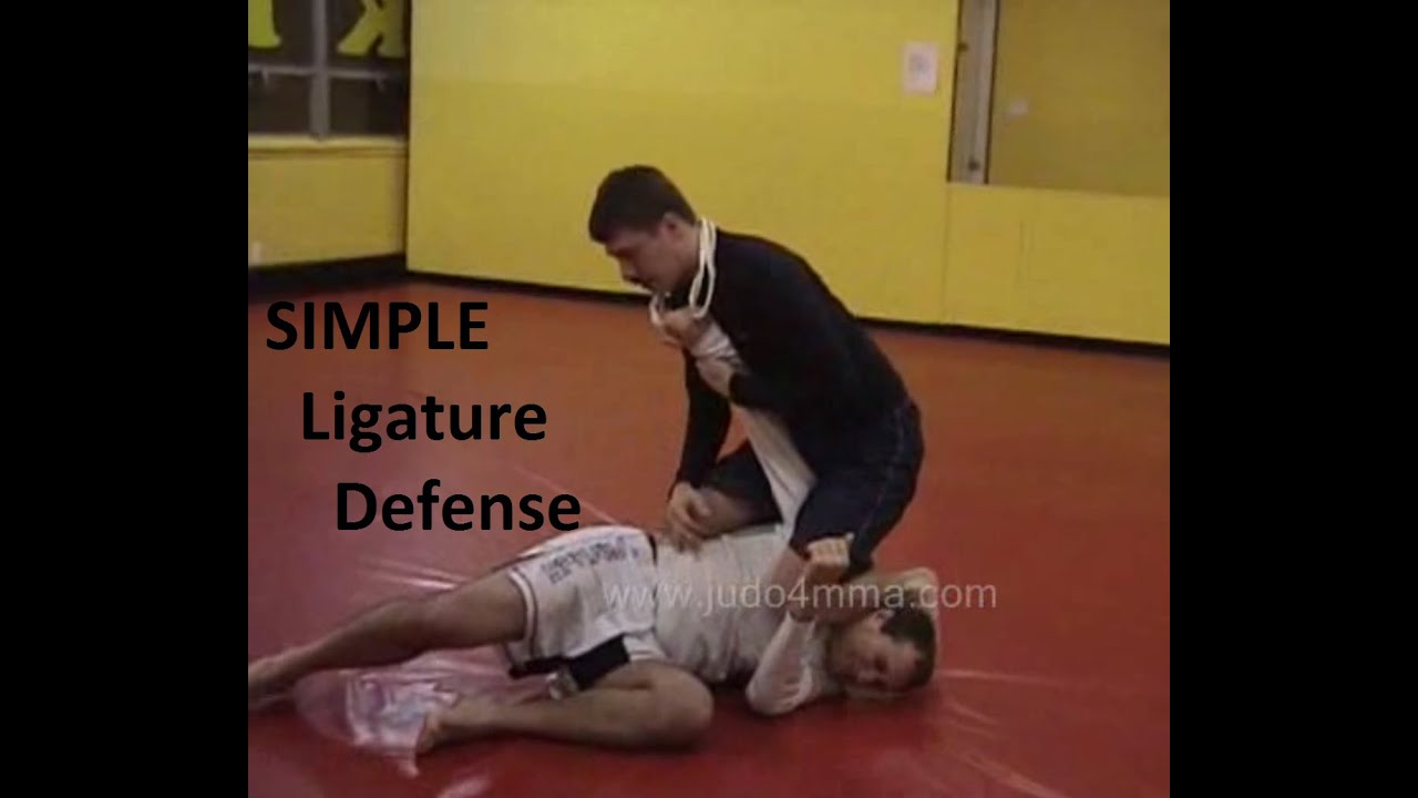 A Dead Simple defense against a Strangle Cord / Ligature attack - YouTube