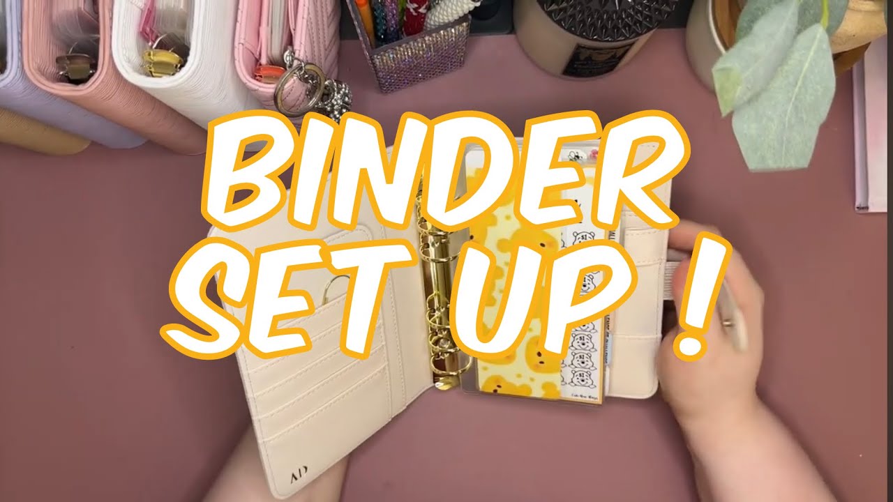 SAVING CHALLENGES BINDER SET UP!!! - YouTube