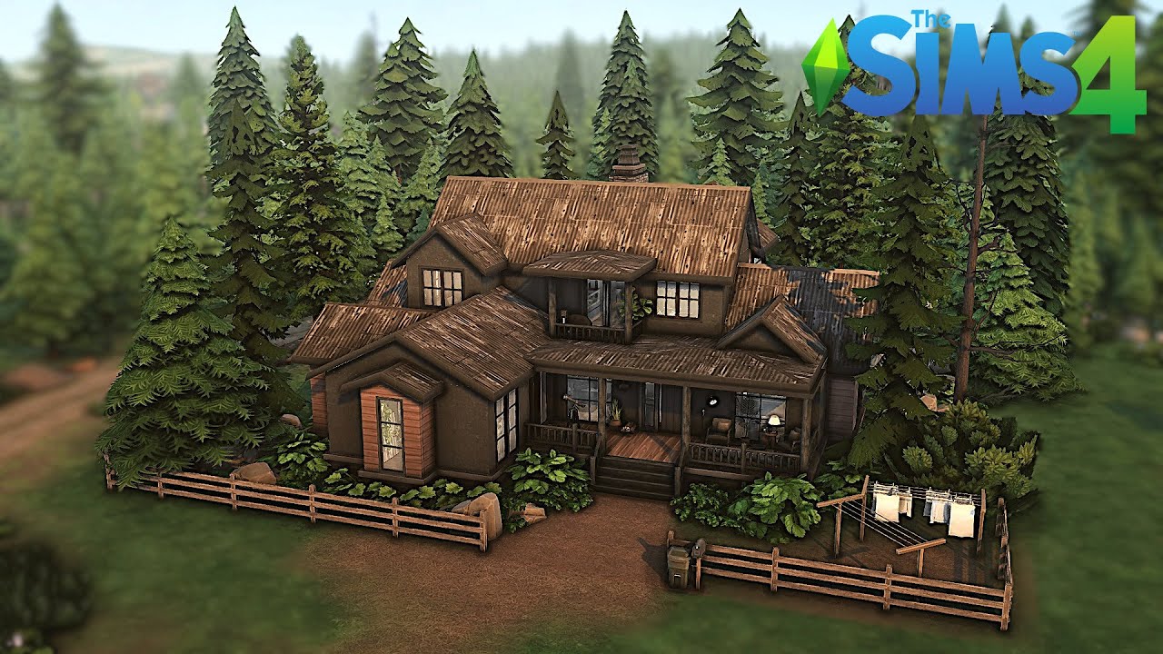 SECLUDED MODERN CABIN || The Sims 4 Stop Motion - YouTube