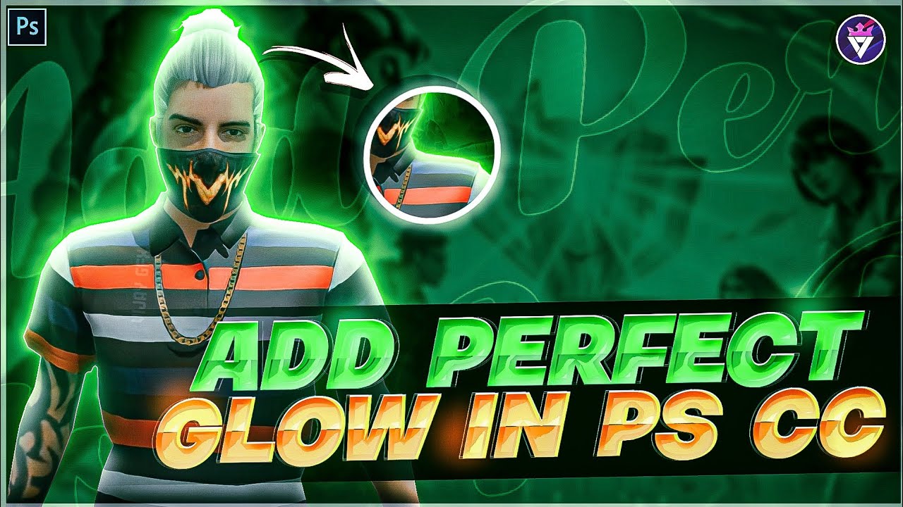 Glow Effect Tutorial In Ps Cc Android | Vijay Gfx - YouTube