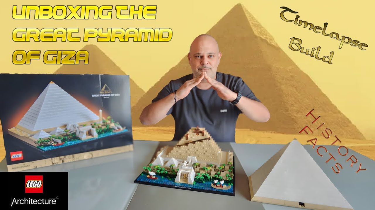 Unboxing LEGO Pyramid of Giza: Timelapse Build and History Facts ...