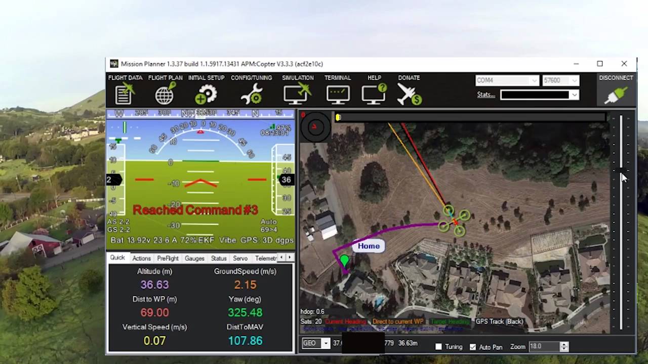 Mission Planner / Telemetry Dragon Link V3 Advanced - YouTube