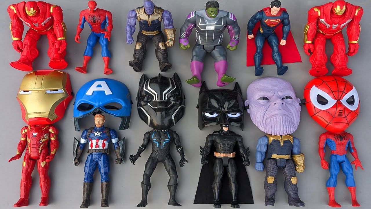Avengers Assemble! Spider Man, Iron Man, Thanos, Hulk vs Captain ...