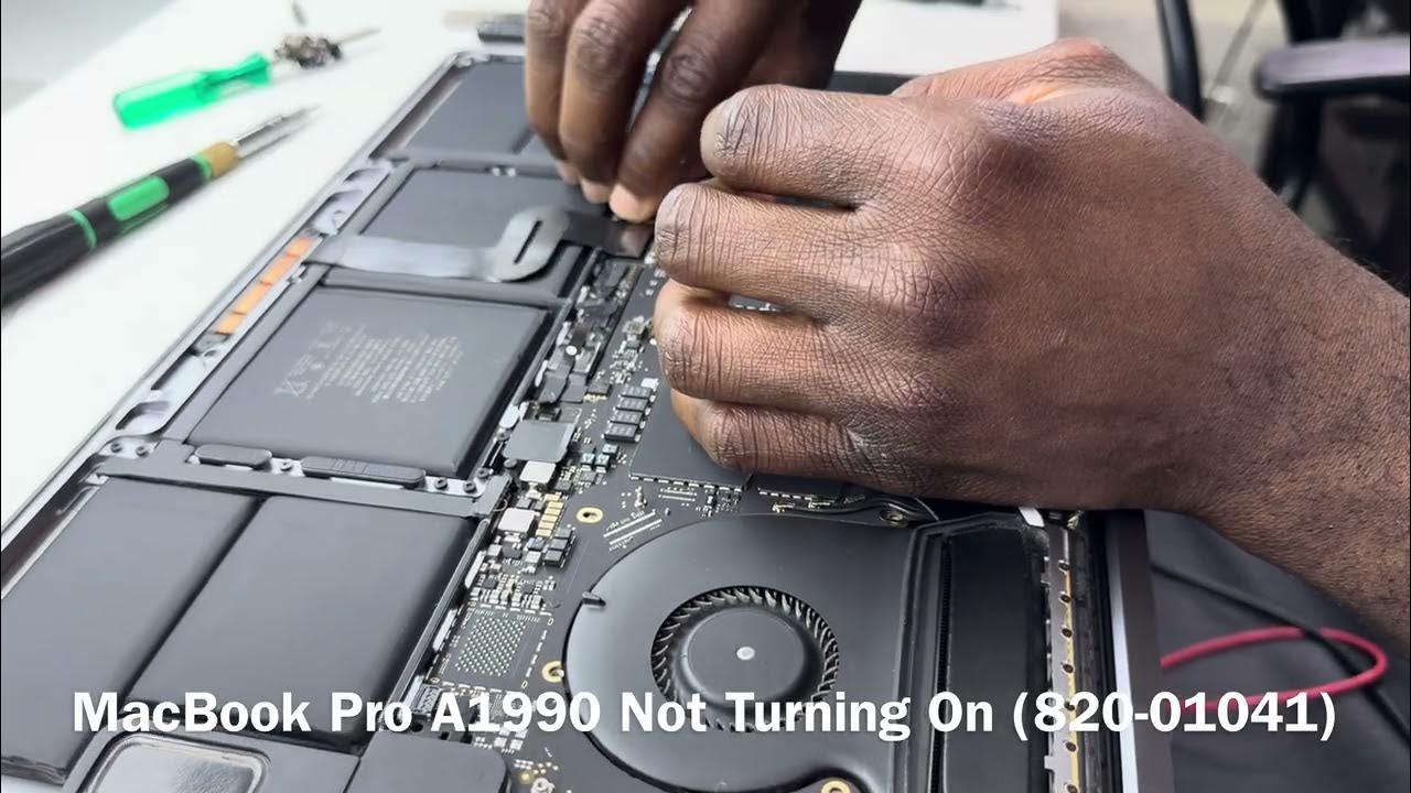 MacBook Pro A1990 Not Turning On repairs - YouTube