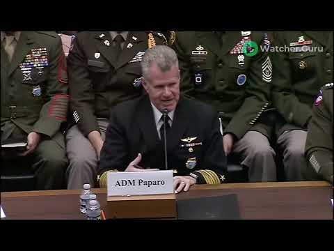 US Admiral Paparo says the United States is running a Bitcoin node. \