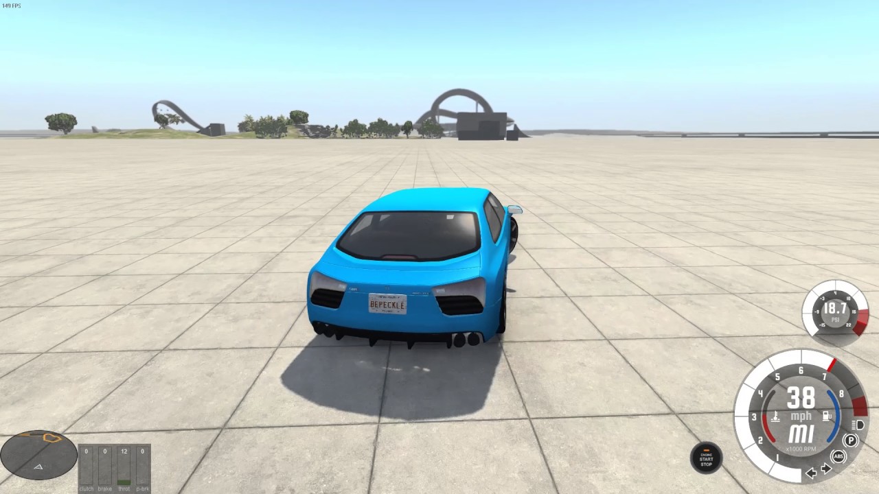 BeamNG.drive - V10 SBR4 Sound Mod - YouTube