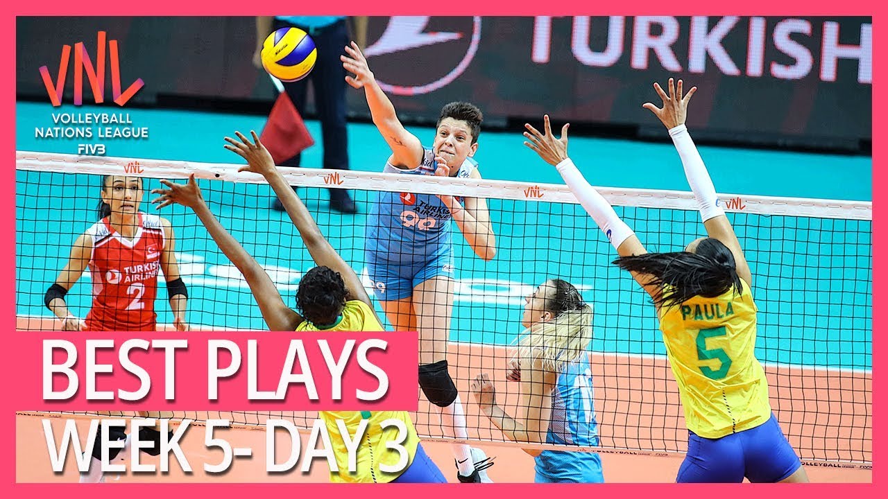 Best Volleyball Plays | Week5 - Day3 | Women's VNL 2019 - YouTube