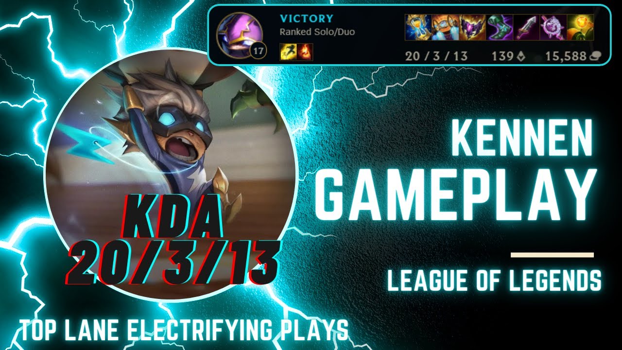 Kennen Top Highlights: Electrifying Plays in League of Legends - YouTube