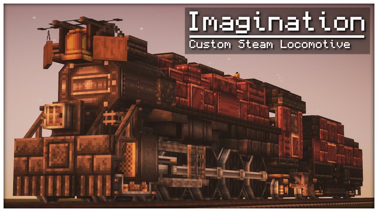 Create Steam Locomotive Custom Build | Create | Minecraft - YouTube