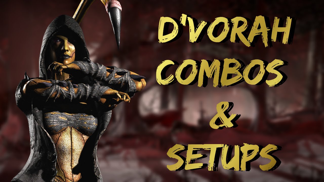 MKX:D'Vorah Combos & Setups(25-85%) - YouTube