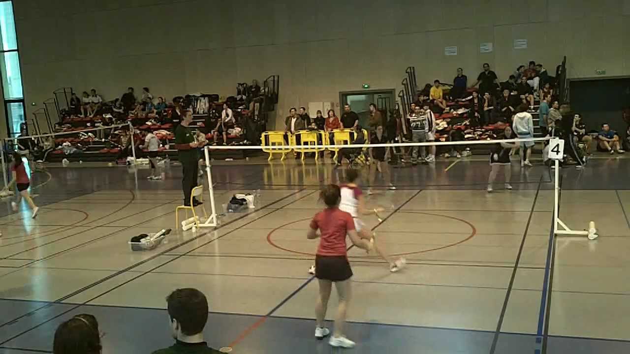 Demi Finale DDD Andre Aurelie (CBM) Chaignon Fiona (ECL) vs Carloni ...
