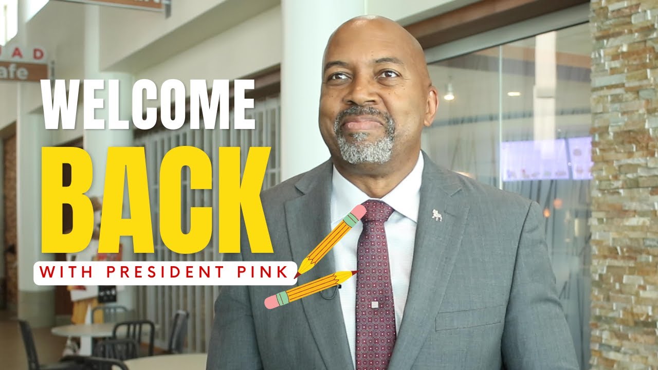 President Pink Welcome to Campus Messages to Campus - YouTube
