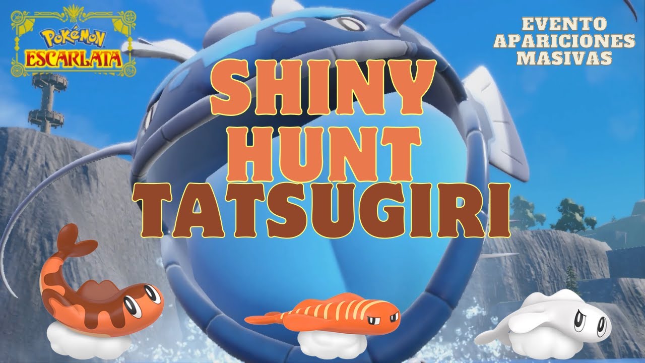 Pokémon Scarlet: Cacería Shiny Tatsugiri - YouTube