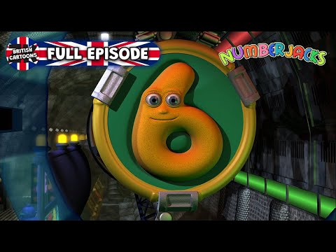 Tricky Sixes | Numberjacks | Season 1, Episode 25 | ZeeKay British Cartoons