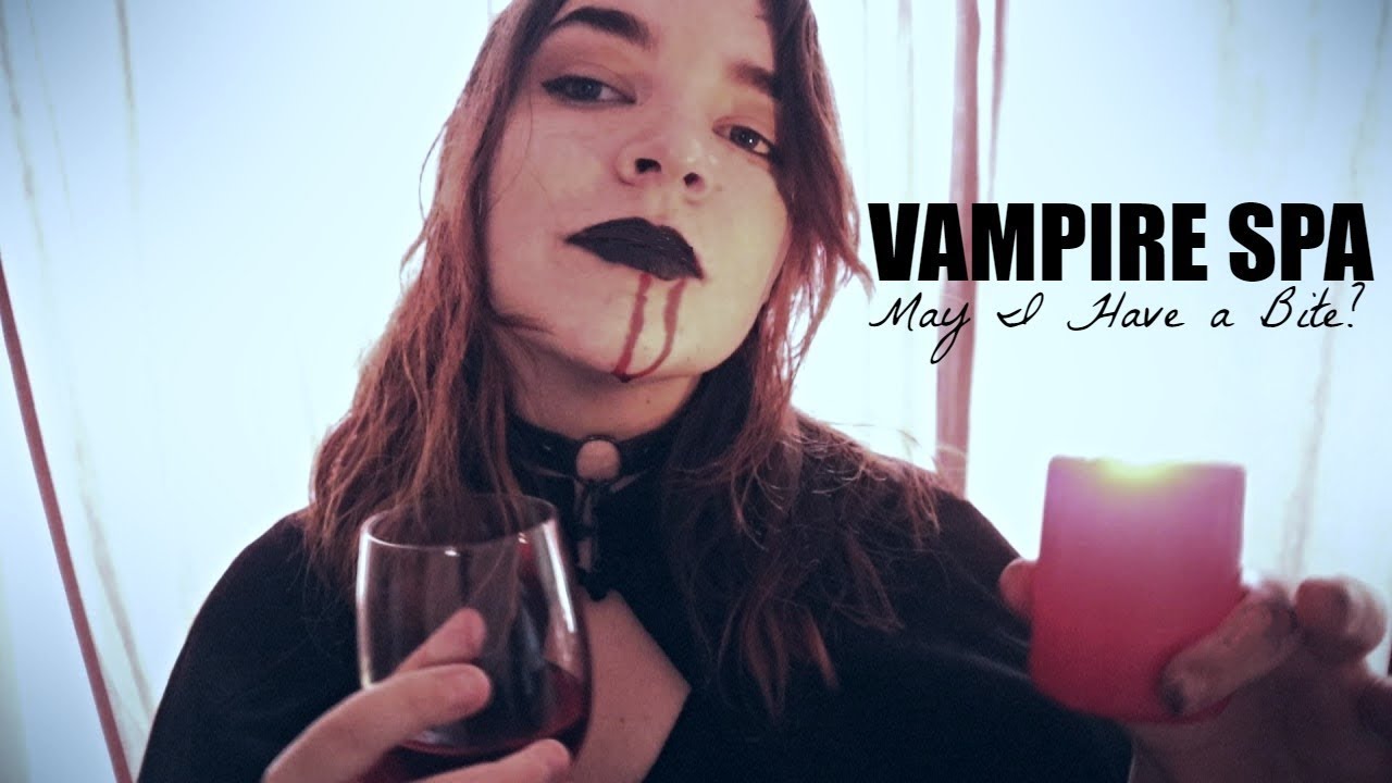 ASMR Give You A Vampire Facial 🧛‍♀️ May I Have a Bite? [Binaural] - YouTube
