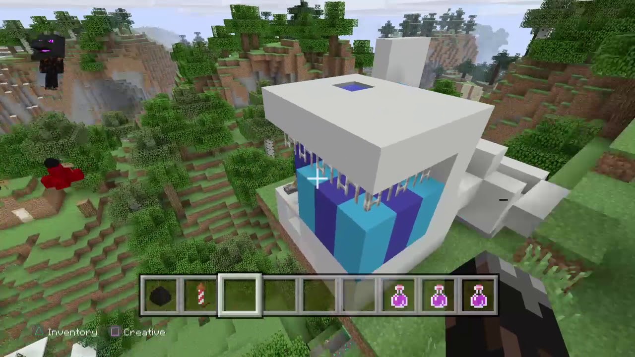 Porta potty in minecraft!!! - YouTube