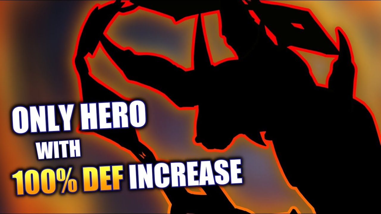 THE ONLY HERO WITH 100% DEFENSE INCREASE - YouTube