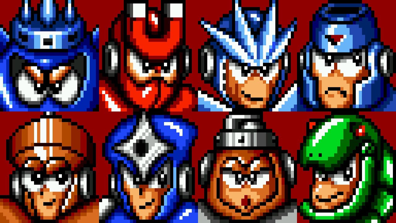 Megaman The Wily Wars (MM3) - Boss Rush+Weaknesses - YouTube