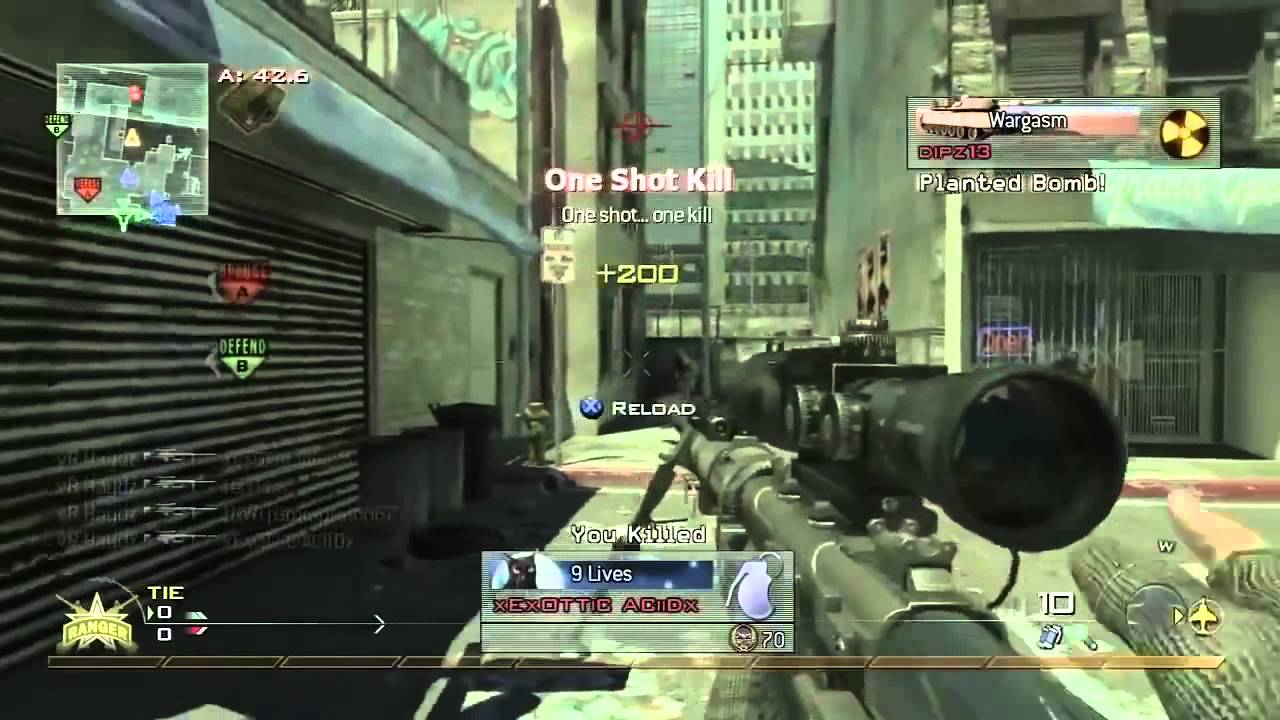 Crazy spawn trap on MW2 - YouTube