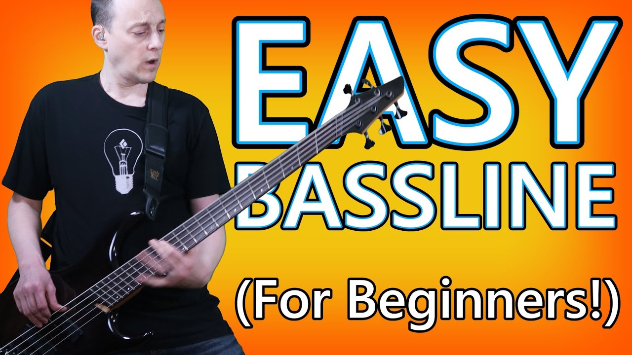 Easy Bass Cover for Beginners | Original Song to Help You Learn to Play ...
