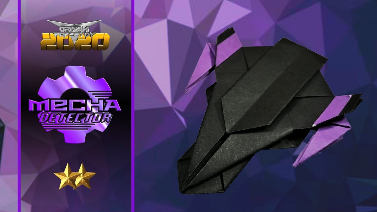 Origami Plane Papertoy - MECHA DETECTOR (Mecha Troopers part 12 ...