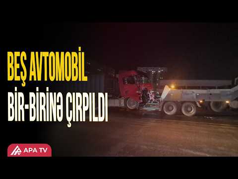 Bakı–Sumqayıt yolunda zəncirvari qəza: xəsarət alanlar var | APA TV