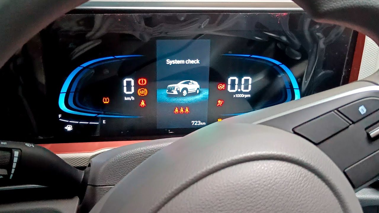 creta facelift cluster meter information creta facelift digital meter ...