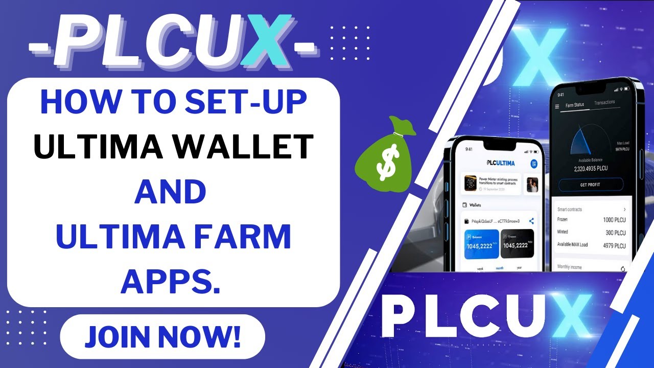 HOW TO SET UP ULTIMA WALLET AND ULTIMA FARM APPS (PLCUX,PLCU) - YouTube