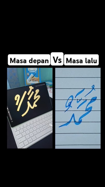 tulisan masa lalu vs masa depan 😲 ️🔥 - YouTube