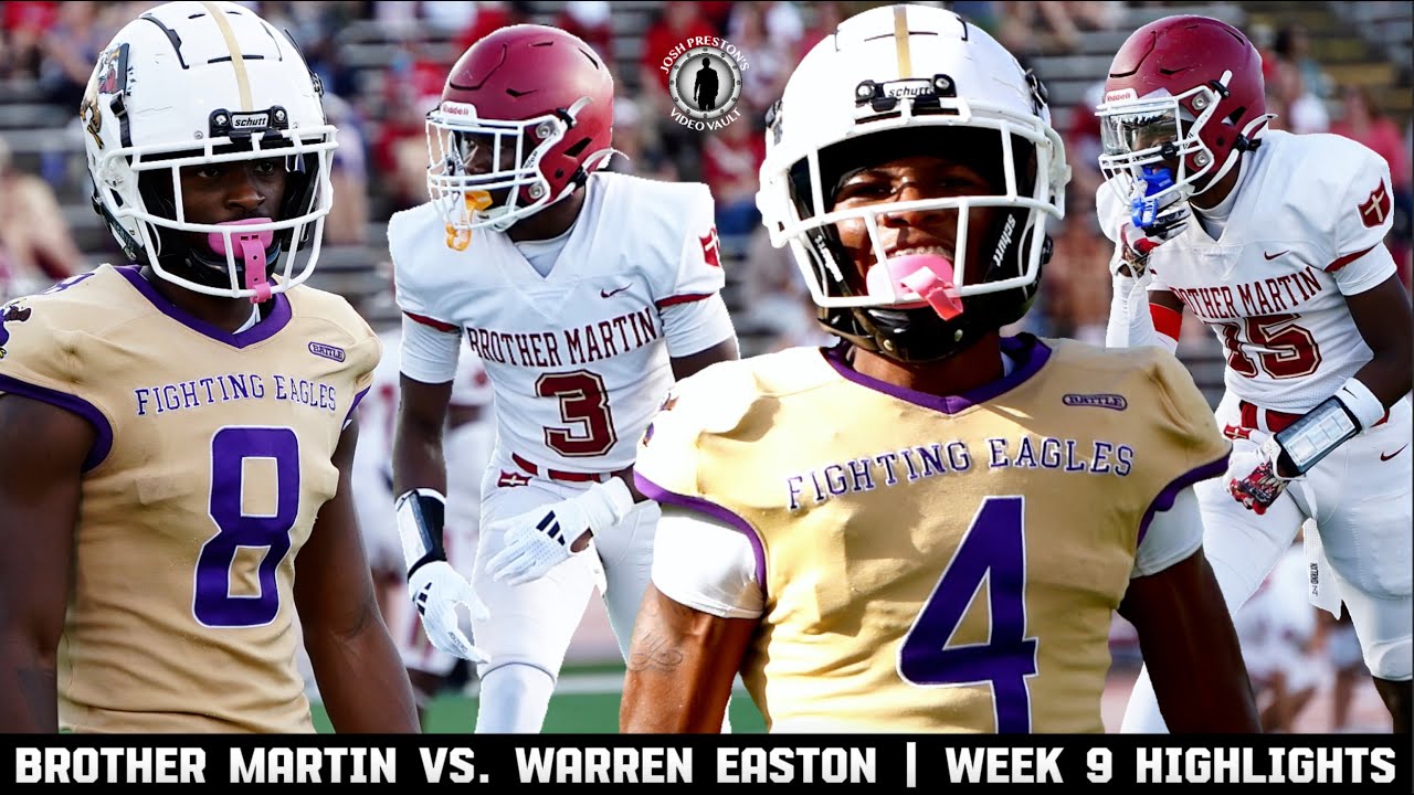 Brother Martin vs. Warren Easton (HIGHLIGHTS) | Touchdowns EVERYWHERE ...