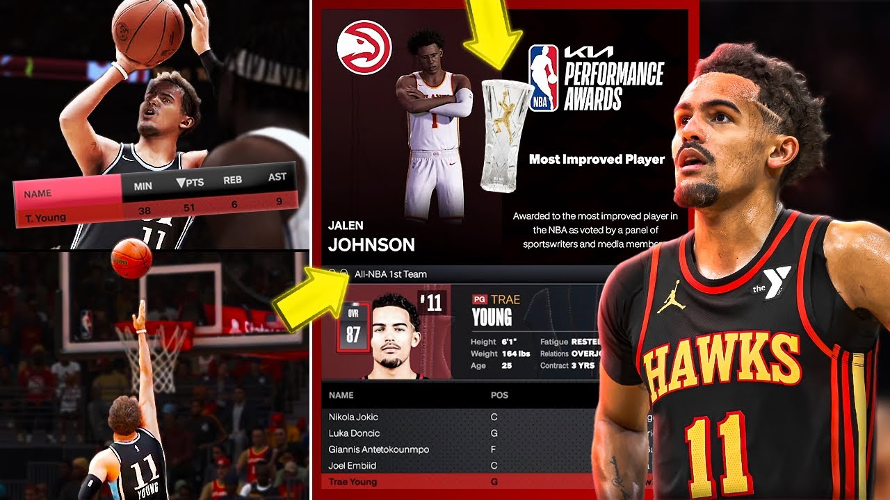 MVP TRAE! WE PLAYOFF BOUND | Hawks Series Ep.5 - YouTube