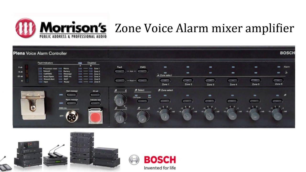 Bosch PA Amplifiers, Speakers, Microphones 1080p - YouTube