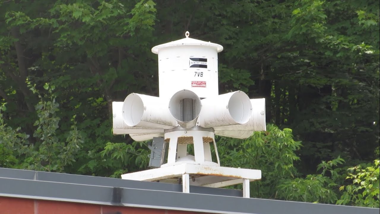 Sentry 7V8 Siren Test, Dresser, WI - YouTube