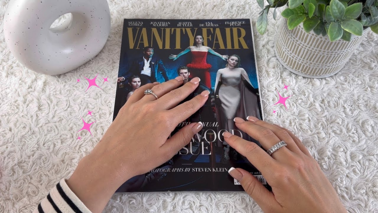 ASMR Vogue magazine flip through (Whispering) - YouTube