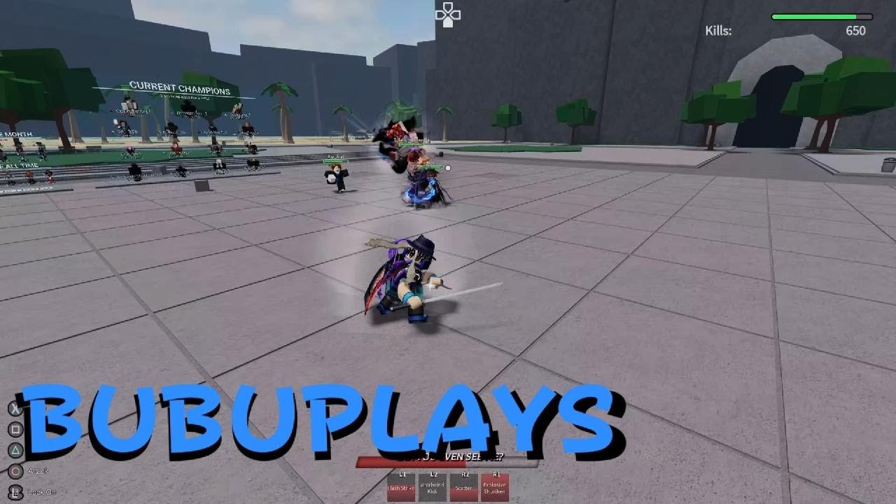 Some Deadly ninja combos TSBG Roblox - YouTube