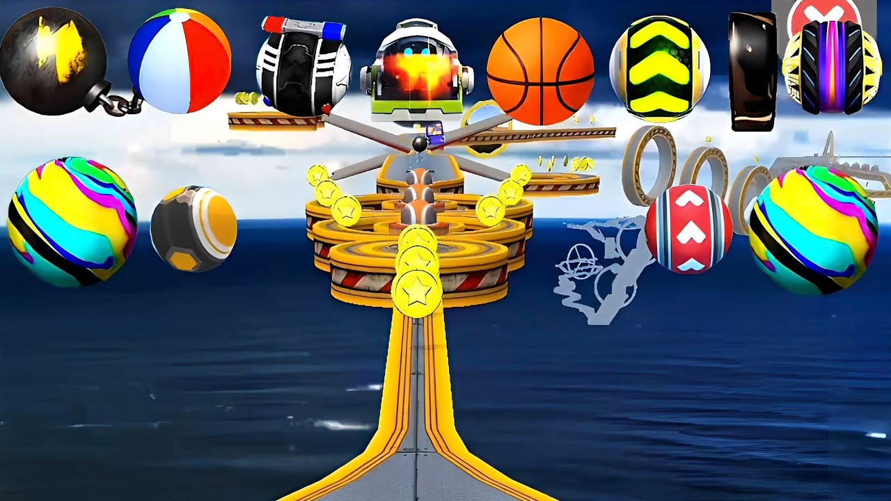 Going Ball 🏀 (Hard Level Games) Walkthrough 1 Ball Winner Challenge ...