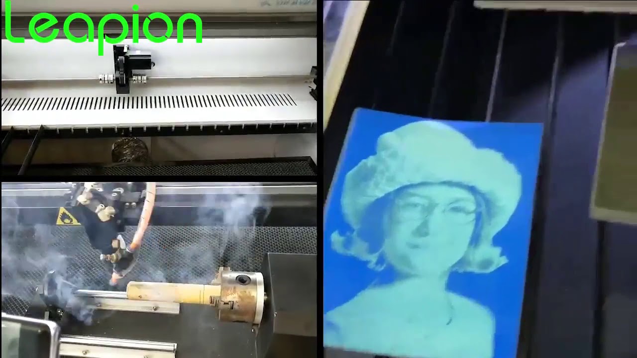 Industrial CNC machine tool laser cutting demonstration - YouTube