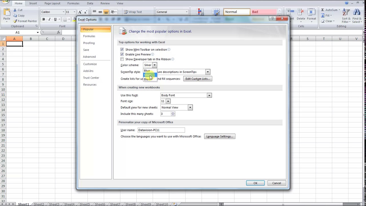 Change Background Color Of Excel s ScrollBar MenuBar StatusBar YouTube change-background-color-of-excel-s-scrollbar-menubar-statusbar-youtube